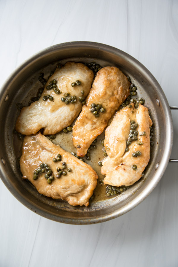 Giada’s Lemon Chicken Piccata (Gluten free + Dairy-free) - Feed Me Phoebe