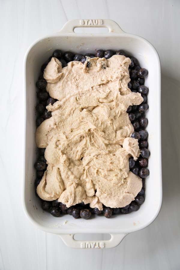 Gluten-Free Blueberry Cobbler with Almond Flour - Feed Me Phoebe
