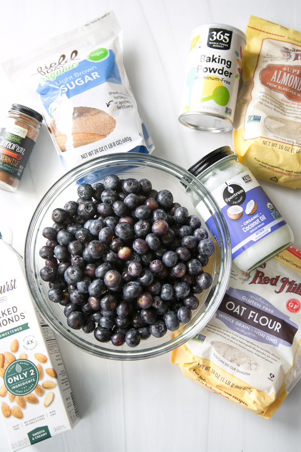 Gluten-Free Blueberry Cobbler with Almond Flour - Feed Me Phoebe